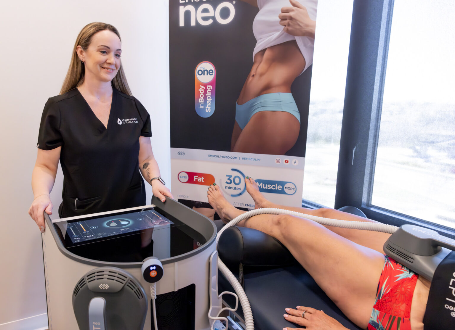 Emsculpt NEO in Manhattan, KS| Hydration IV Lounge & Med Spa & Concierge Med Lounge